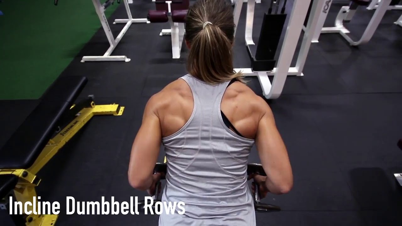 Incline Dumbbell Rows - YouTube