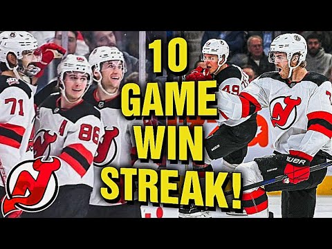The NJ Devils WIN Their 10th Straight Game 5-1 against The Montreal ...