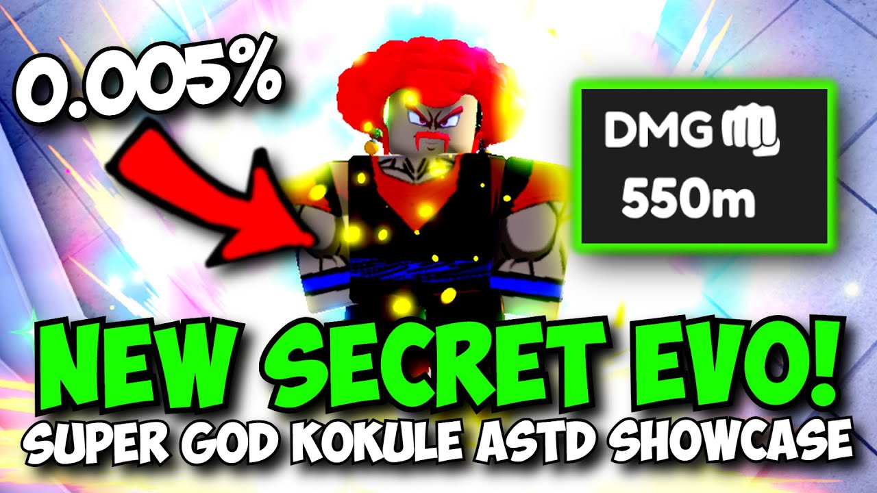 New 0.005% SECRET UNIT Super God Kokule 6 Star DOES OP DAMAGE! | ASTD ...