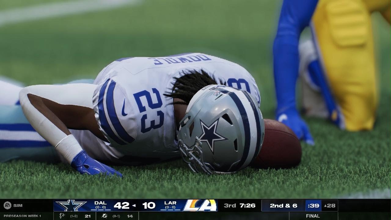 Madden NFL 25 Realistic Sliders Franchise Cowboys Rebuild episode 3 ...