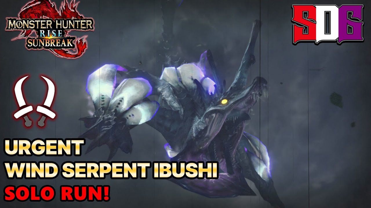 Monster Hunter Rise: Sunbreak (PS5) Urgent Quest | Wind Serpent ibushi ...