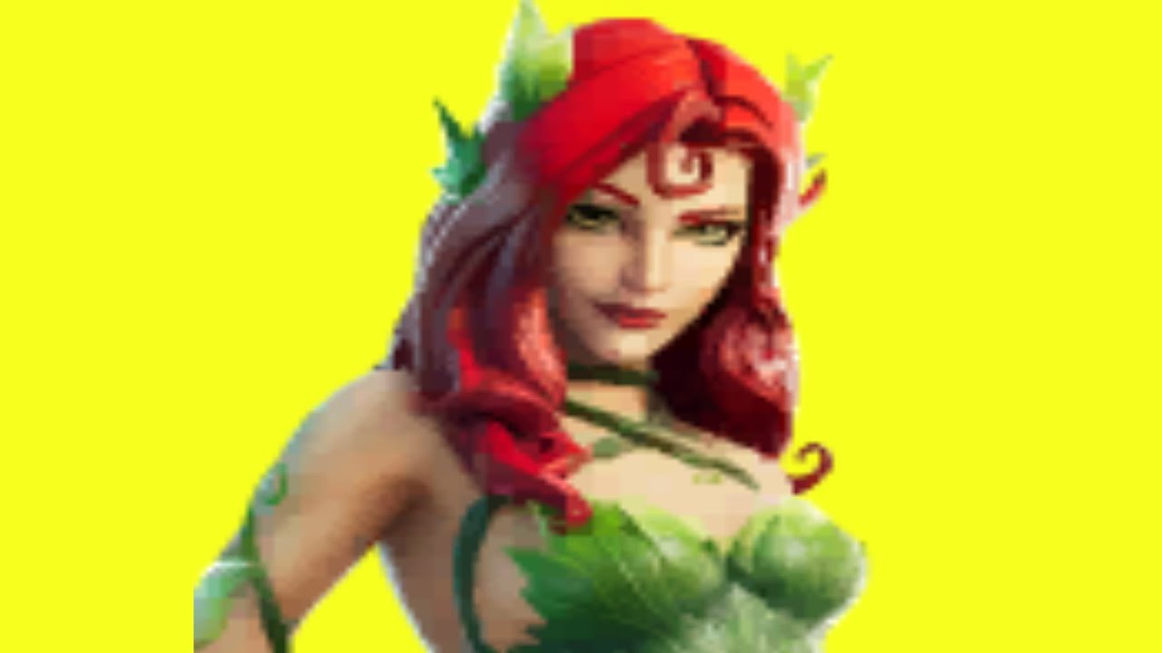 Fortnite Poison Ivy Skin All Dances And Emotes Chapter 3 Season 1 Youtube