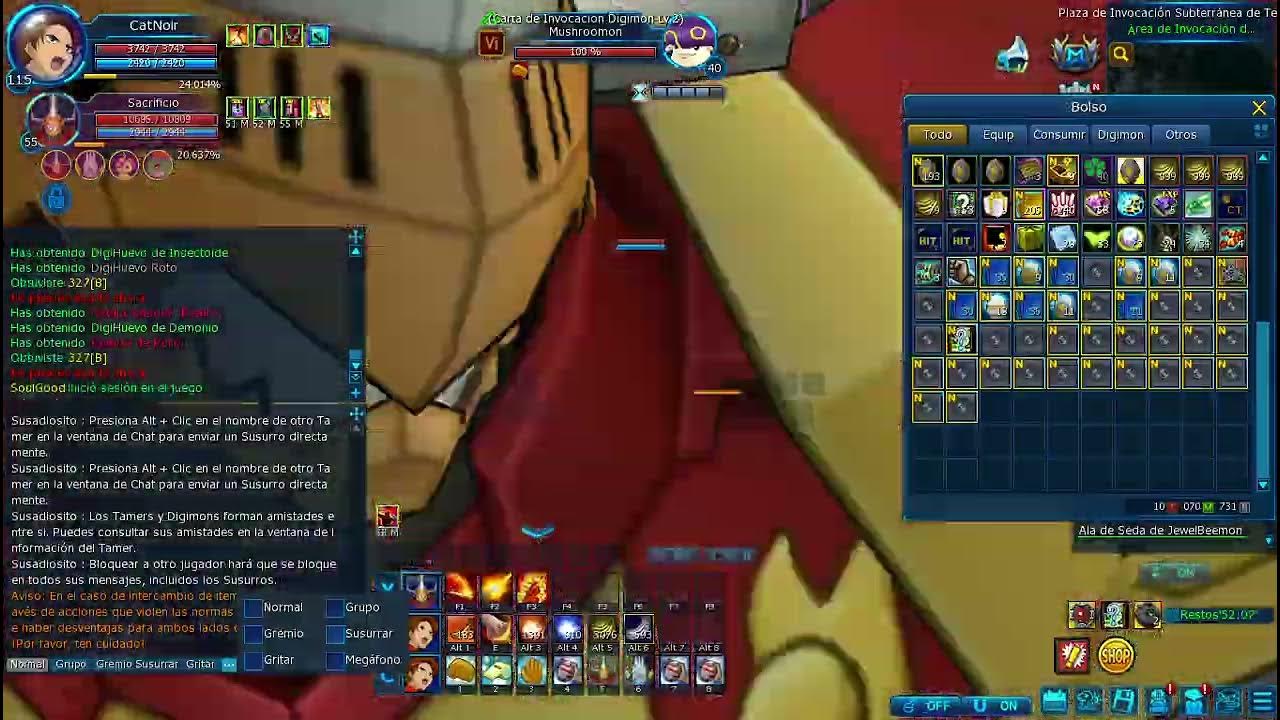DMO Leveleo y Farmeo usando cartas de monstruo Digimon master online - YouTube
