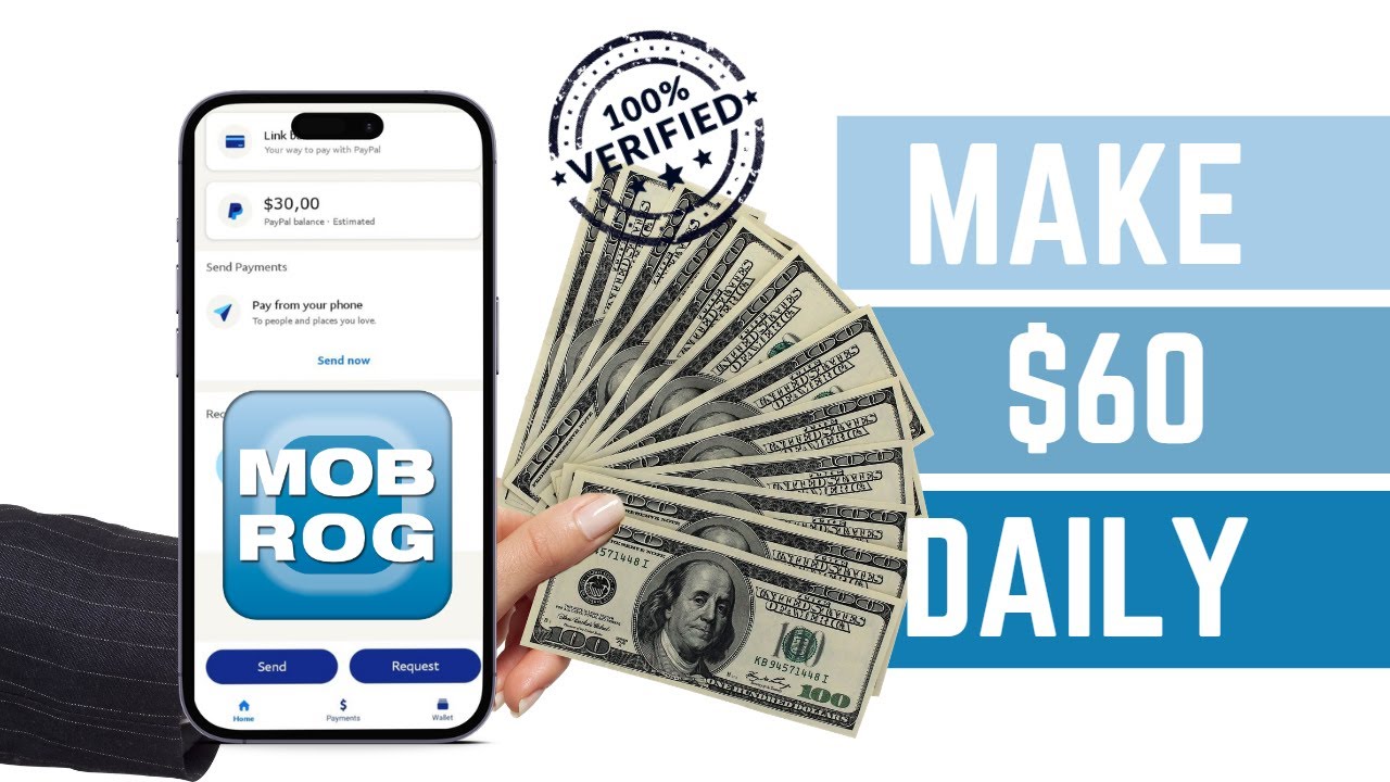 How to Make $60 with MOBROG A Step by Step Guide to Paid Surveys. - YouTube