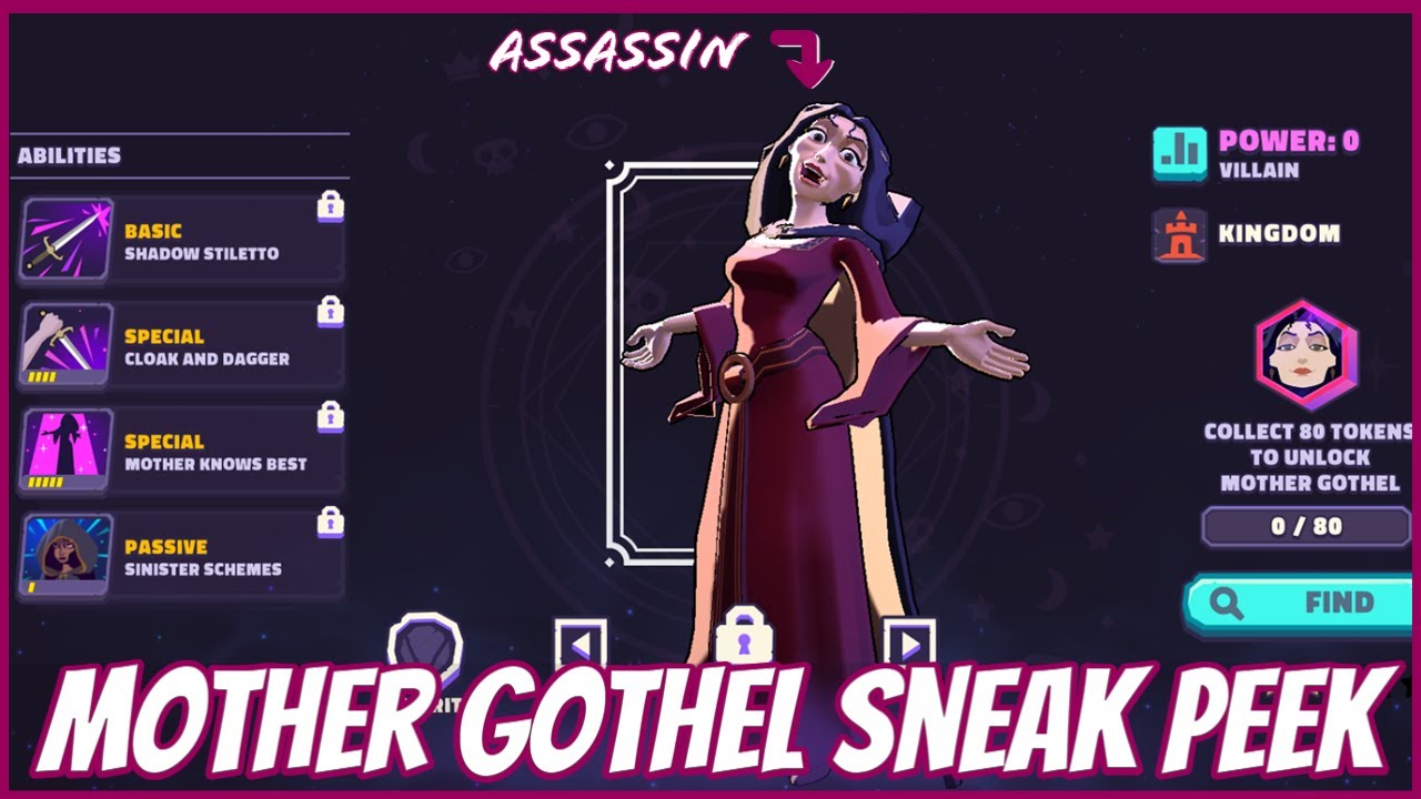 Mother Gothel Sneak Peek & Kit Reveal | Disney Sorcerer's Arena - YouTube