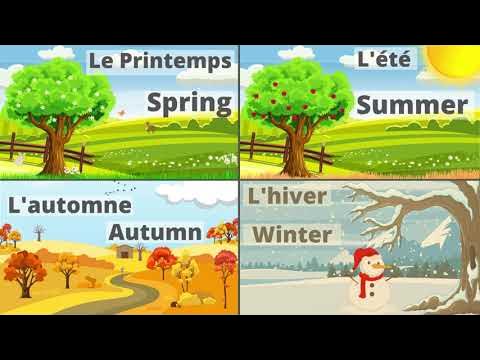 Les 4 saisons en anglais (vocabulaire) 👨‍🎓 - YouTube