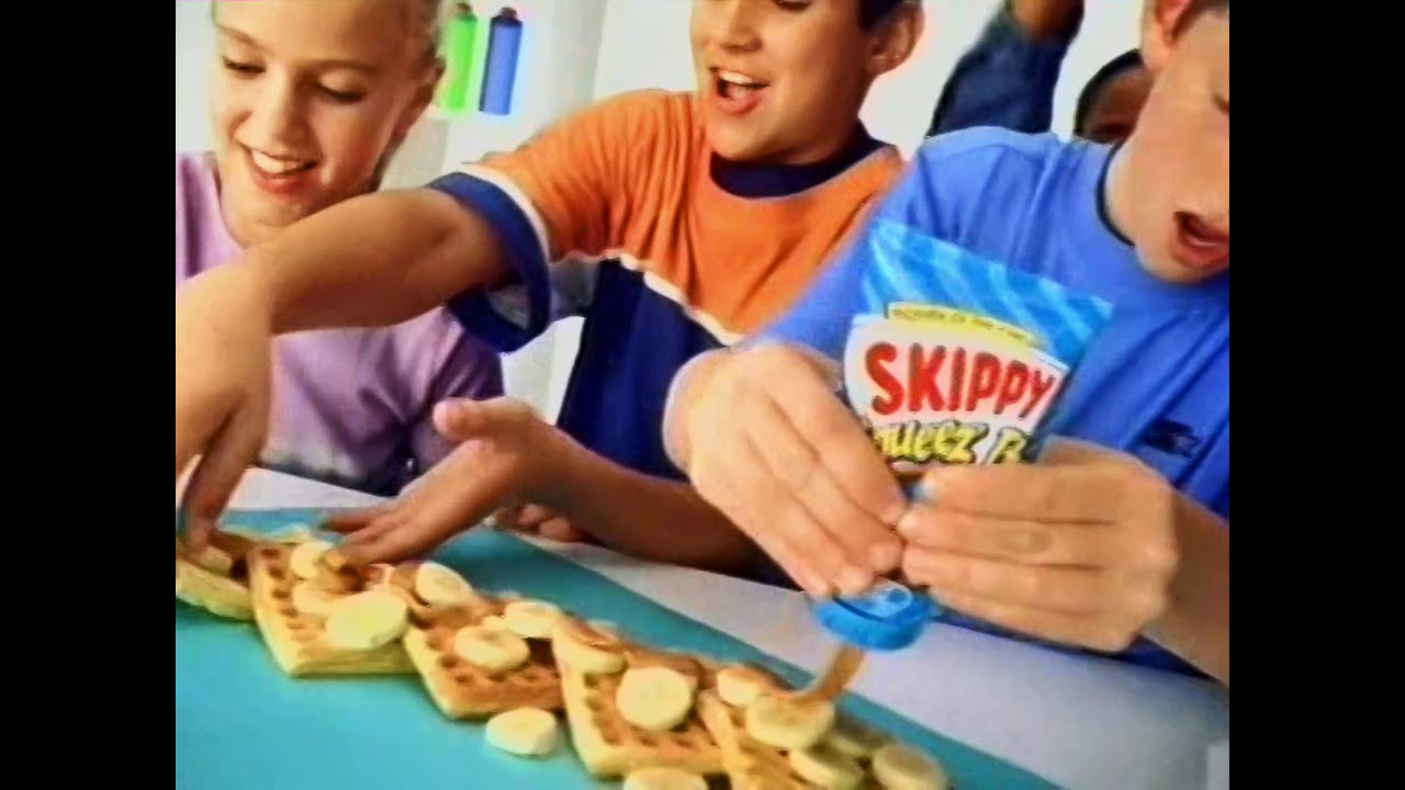 Skippy (Squeez' It) Squeezable Peanut Butter Commercial, The WB KBWB-TV ...
