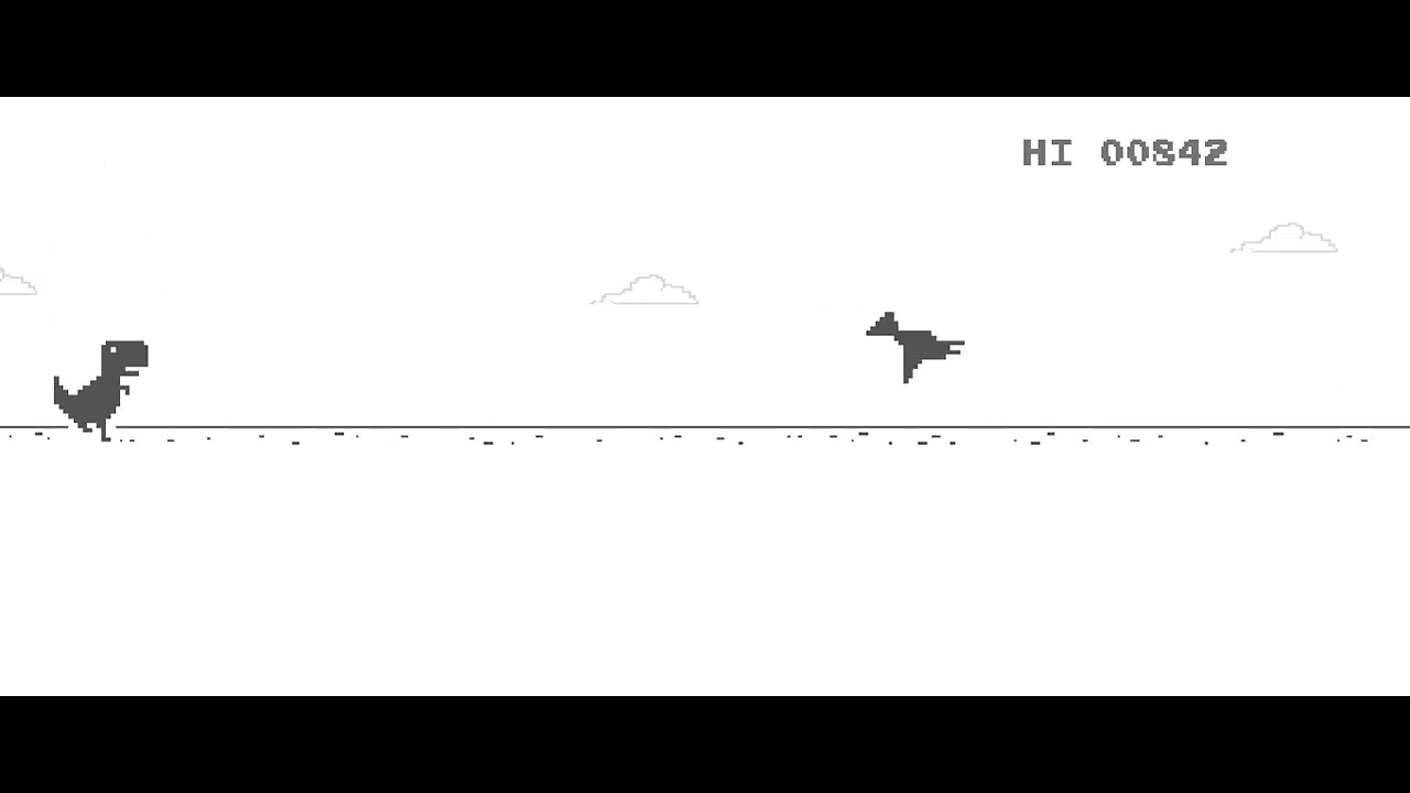 315 Seconds Of Google T Rex Parkour Game - YouTube