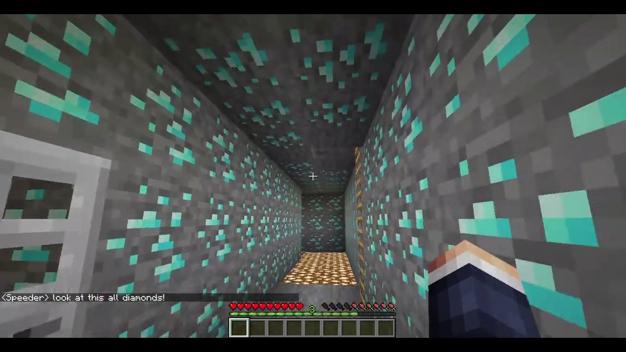 I Found A SECRET CAVE Under The Mountain!!! Minecraft Survival Part.2 ...