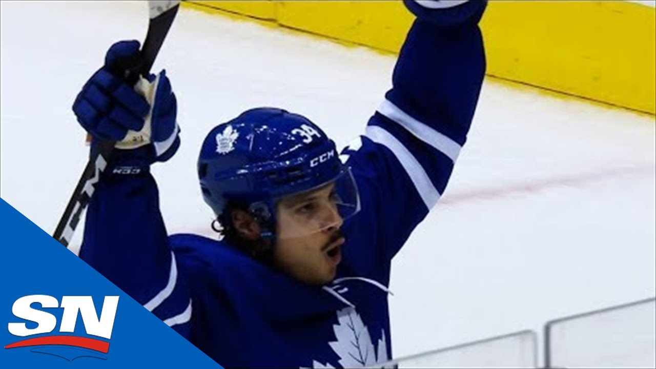 Auston Matthews Scores Second To Tie Maple Leafs Record For Goals On ...