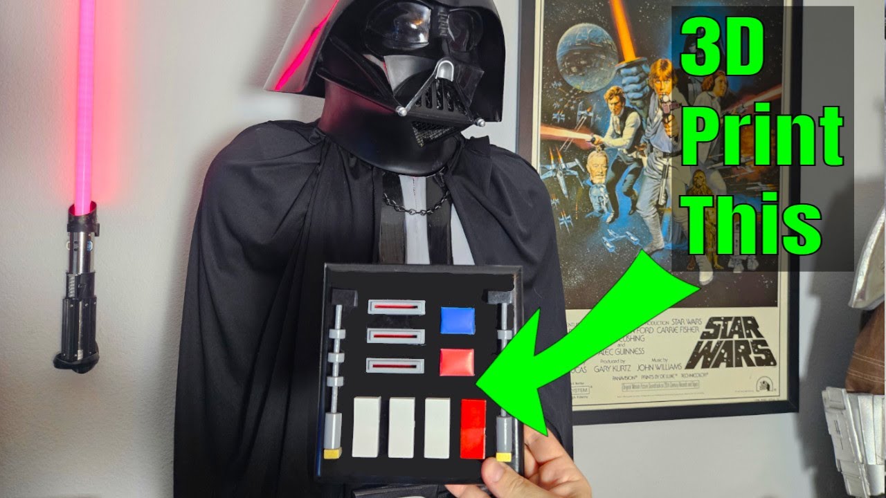 3D Printed Darth Vader Chest Panel | Pt. 2 - Assembly - YouTube
