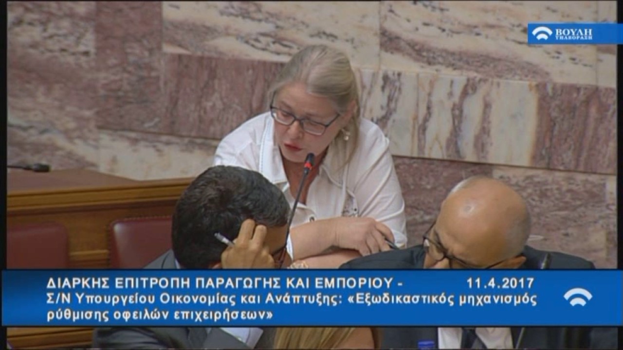 Η Ελένη Ζαρούλια για τον εξωδικαστικό συμβιβασμό (11/04) - YouTube