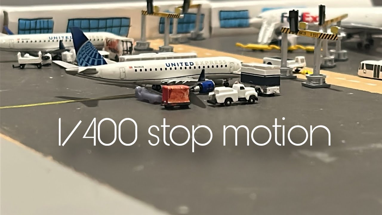 First 1/400 scale stop motion - YouTube