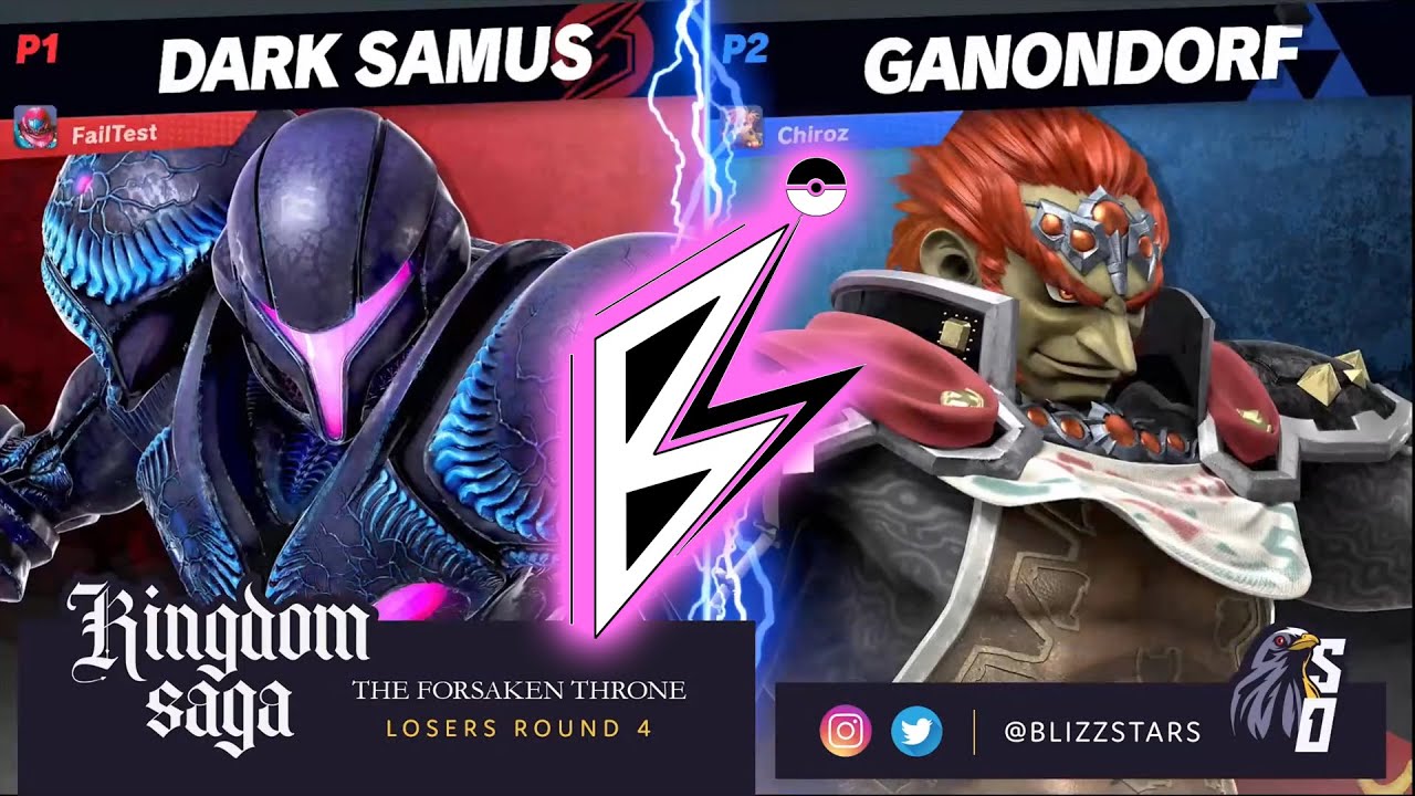 Chiroz (Ganondorf) Vs. FailTest (Dark Samus) - Kingdom Saga: The ...