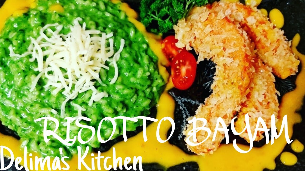 RISOTTO BAYAM dan PUMKIEN PANGKO MENU VEGETARIEN di JERMAN - YouTube