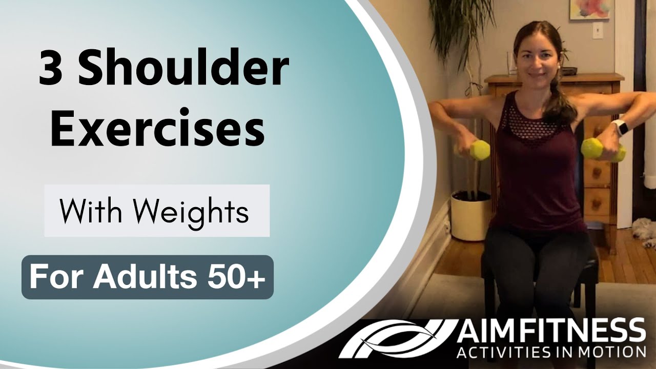 Shoulder Strengthening Workout with Weights | 3 Exercises for Shoulders ...