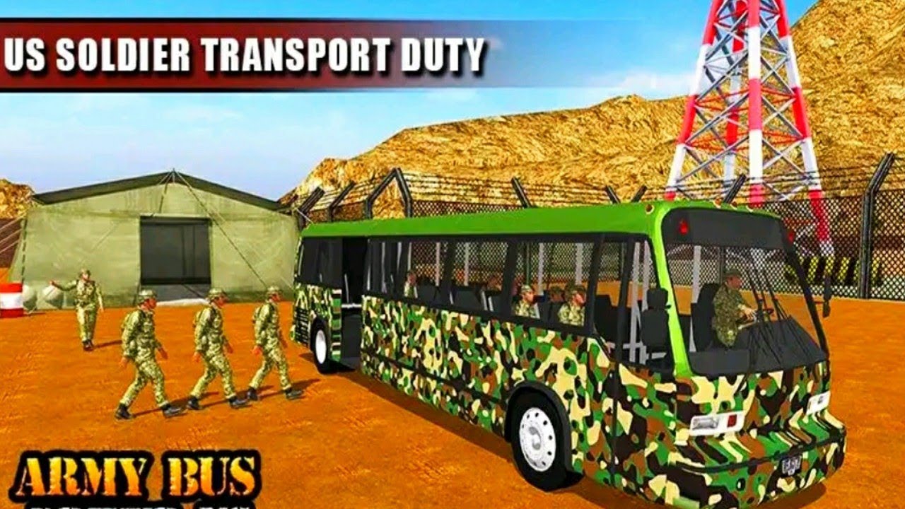 Army Bus Driver I US Military Bus Service I Jinni Games 2020 - YouTube