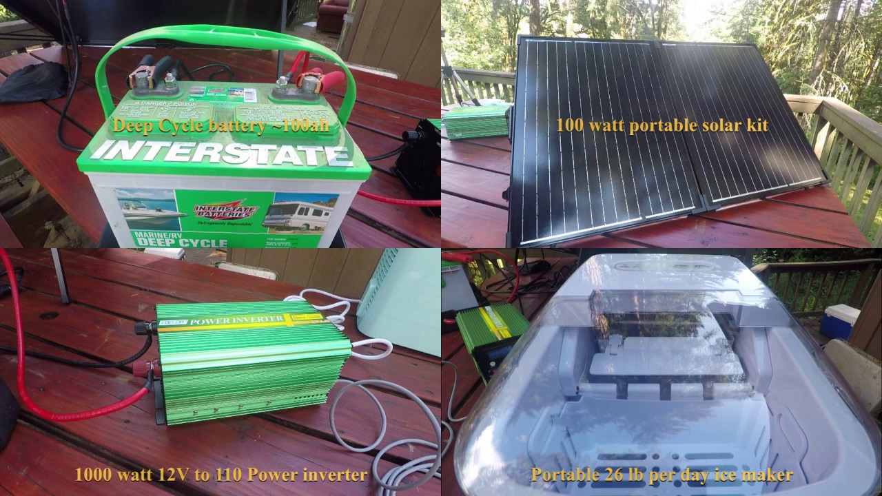 Solar DIY ICE. Proof of concept - YouTube