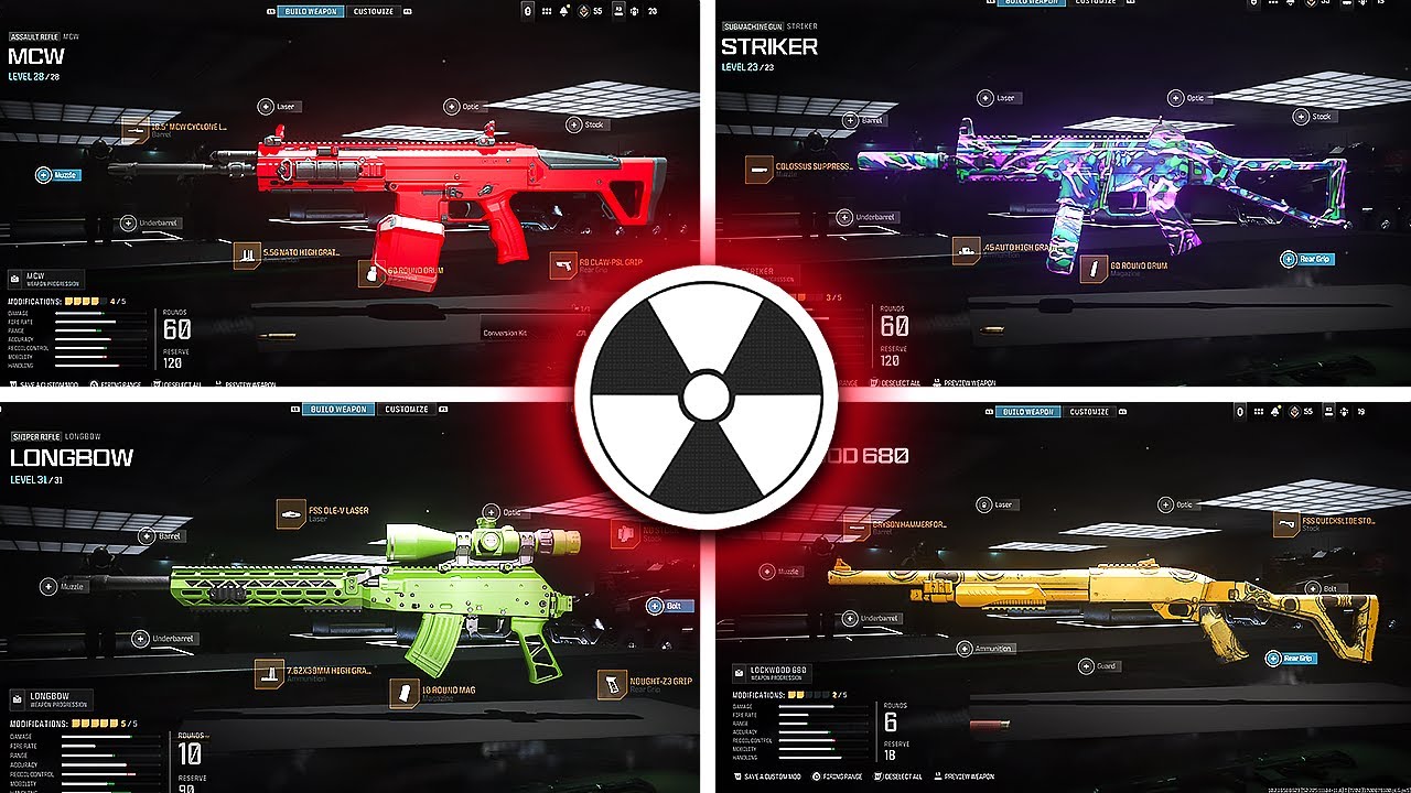 NUKE with EVERY GUN in Modern Warfare 3 - YouTube