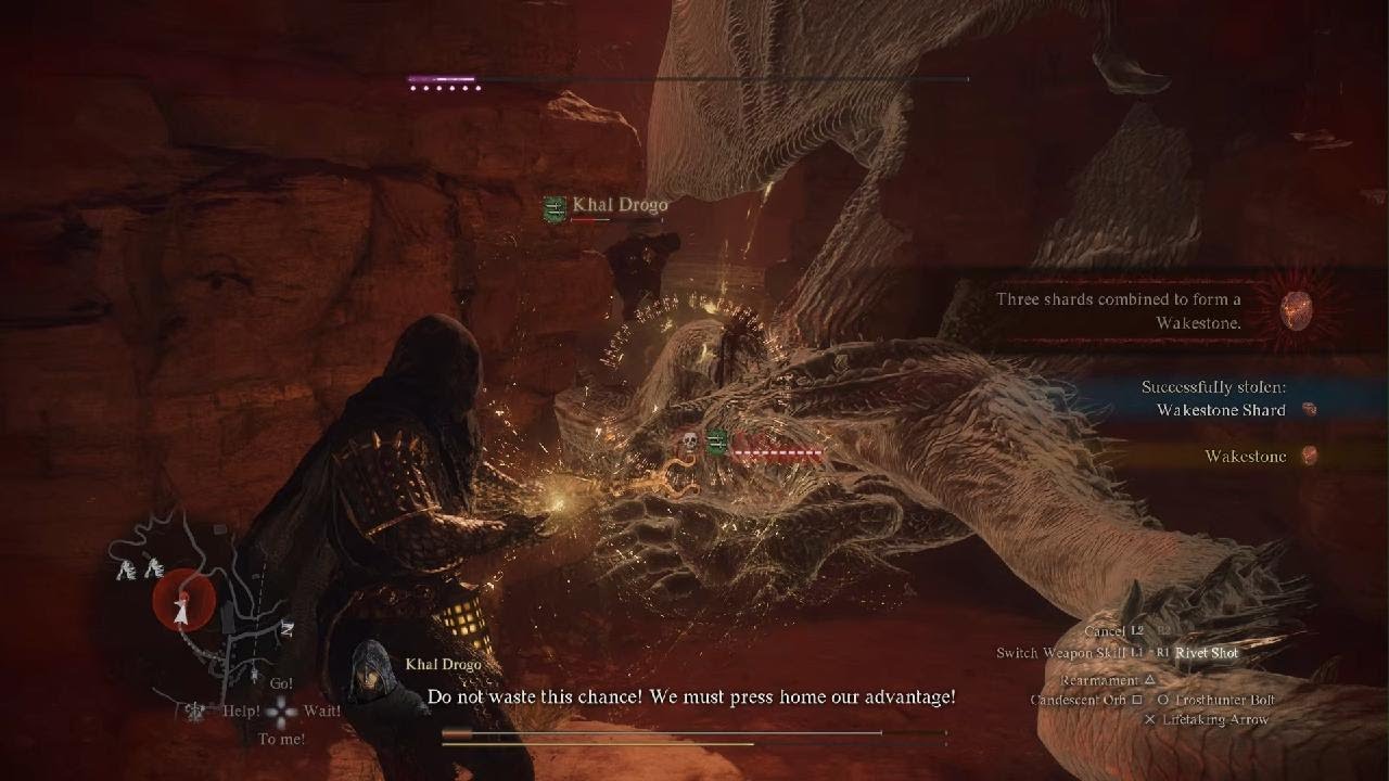 Dragon's Dogma 2 - Lifetaking Arrow vs Lesser Dragon - YouTube