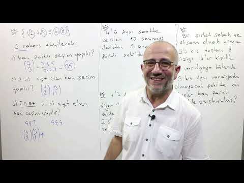 Permütasyon | Kombinasyon | Olasılık | 10.Sınıf | Pdf #öğrenmegarantili