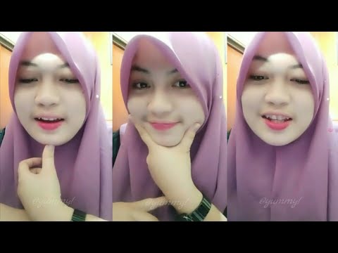 HIJAB LIVE STREAM JILBAB UNGU GIGI MEONG | REKOMENDASI HIJAB STYLE MASA KINI - YUMMY! 028