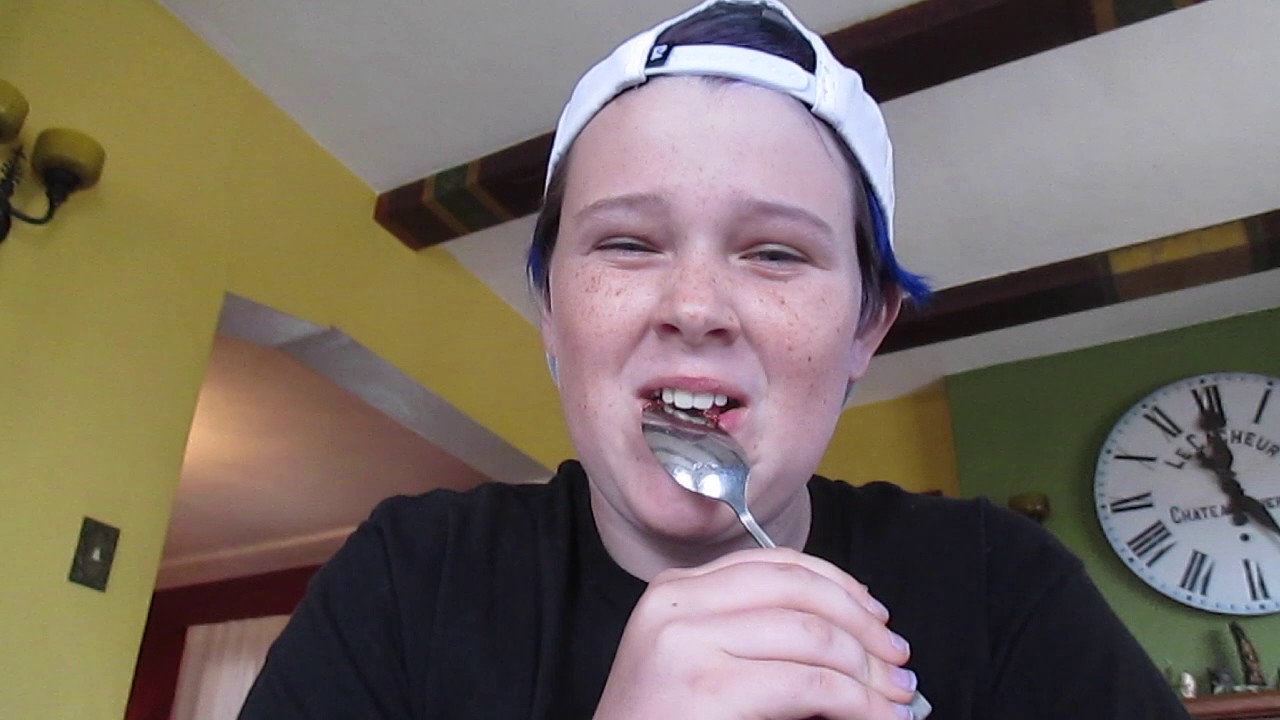 melting smarties and eating it (warning) - YouTube