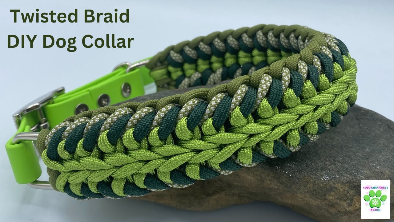 Twisted Braid DIY Dog Collar - YouTube
