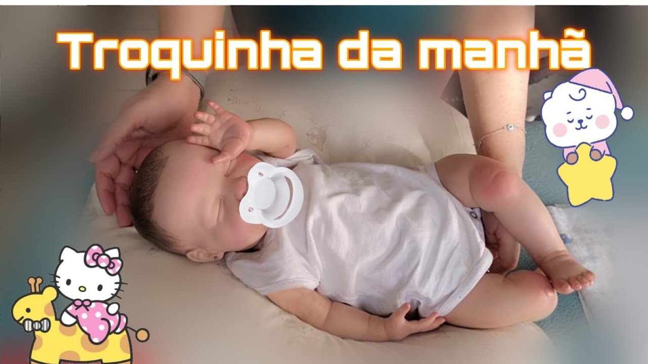 Rotina da manhã com banho de sol (bebê reborn) Morning routine with sunbathing (reborn baby ...