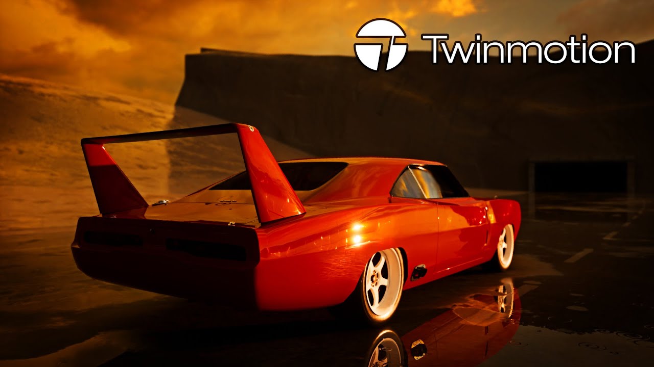 Dodge Charger Daytona 1969 4K animation in Twinmotion #4 - YouTube