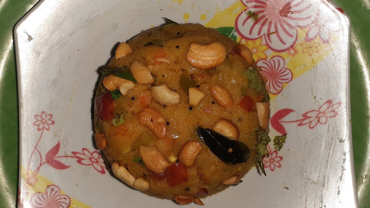 Kharabath | K'taka special | breakfast recipes| simple method of making ...