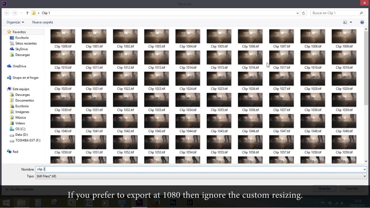 Extracting frames Extracting frames