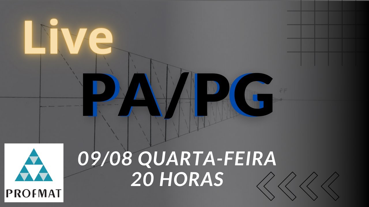 Live quarta 09/08/23 PA/PG - YouTube