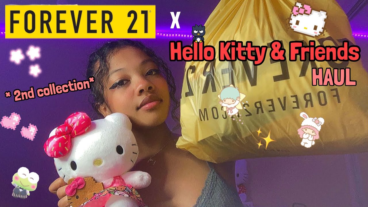 $202 Worth Of Forever 21 X Hello Kitty HAUL!! - YouTube