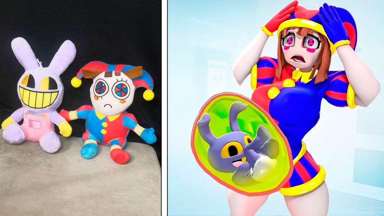 💜 POMNI AND JAX REACT TO "THE AMAZING DIGITAL CIRCUS" TIK TOK ANIMATION №1🎪 - YouTube