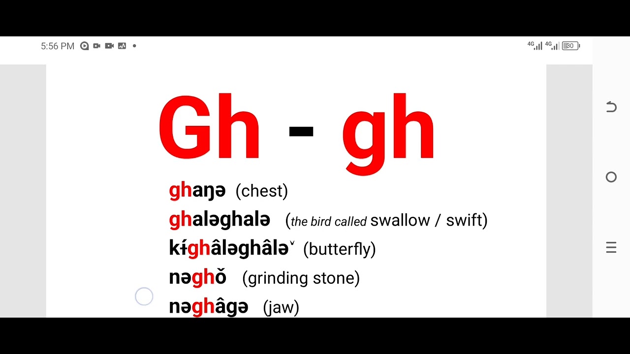 Awing alphabet - part 2a - YouTube