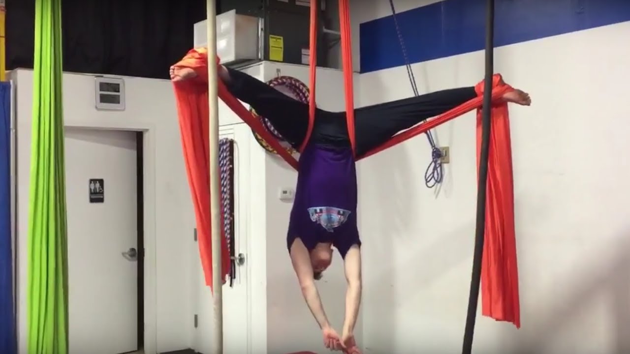 AERIAL SILKS AND FABRICS TUTORIALS: BEEMAN SIT, CROSS BACK STRADDLE ...