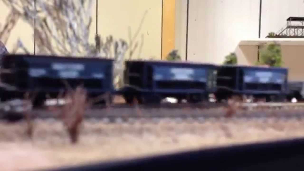 N scale layout at the in Saint John model train show - YouTube