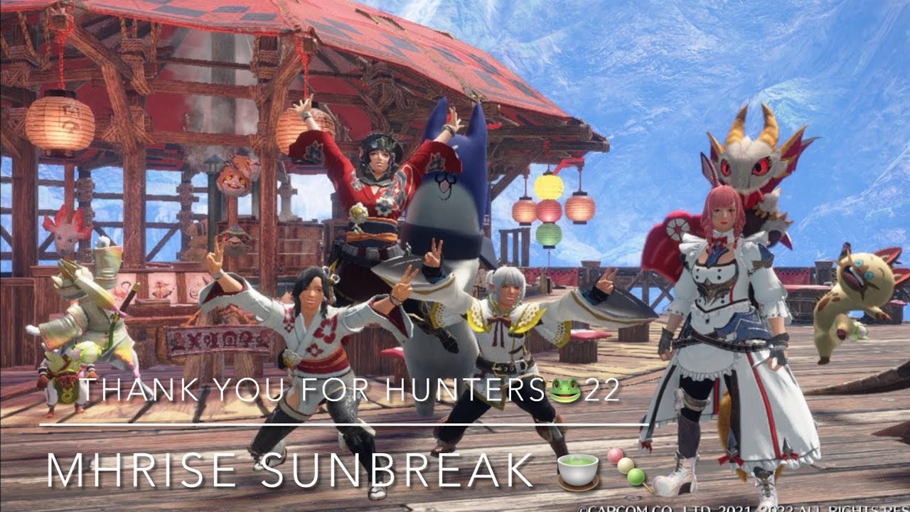 Thank you for hunters🐸22【MHRise Sunbreak 🍵🍡】 - YouTube