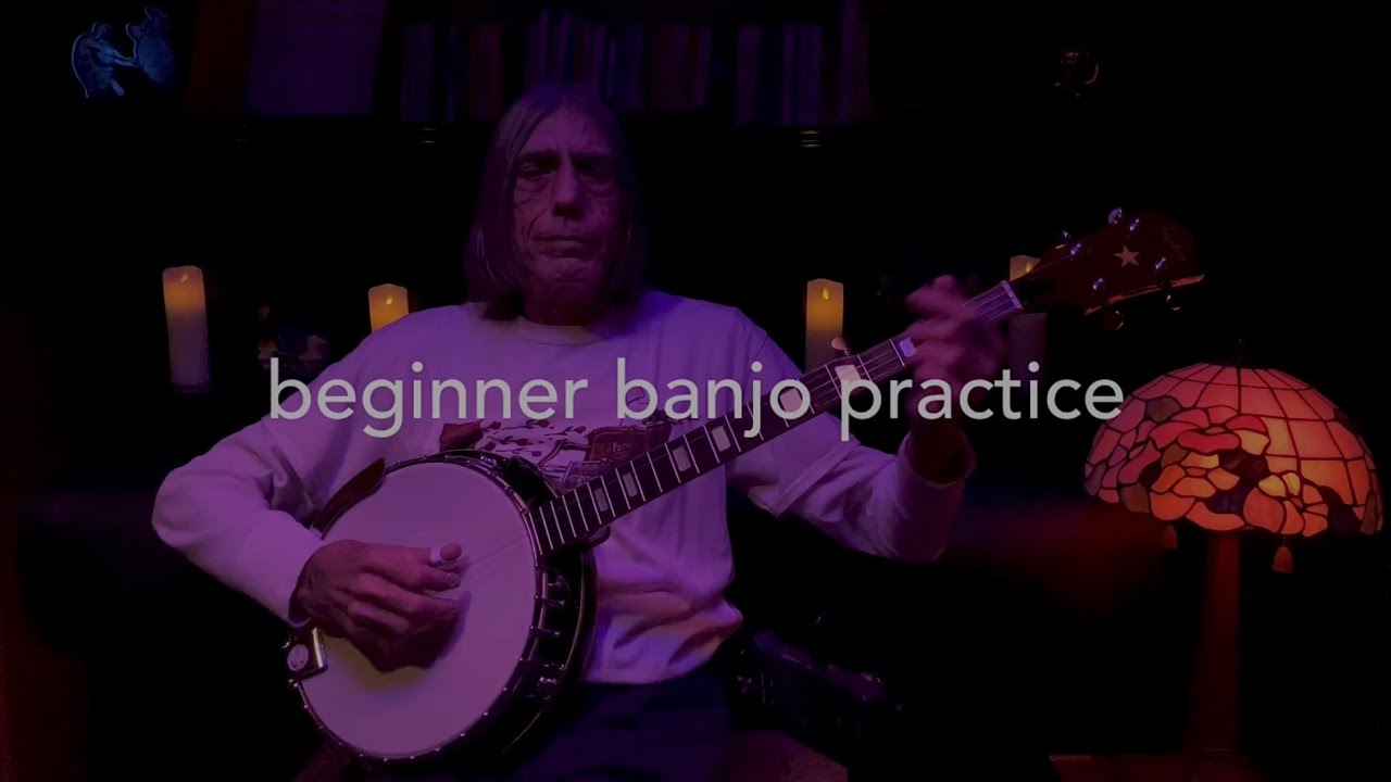 my beginner banjo practice - YouTube