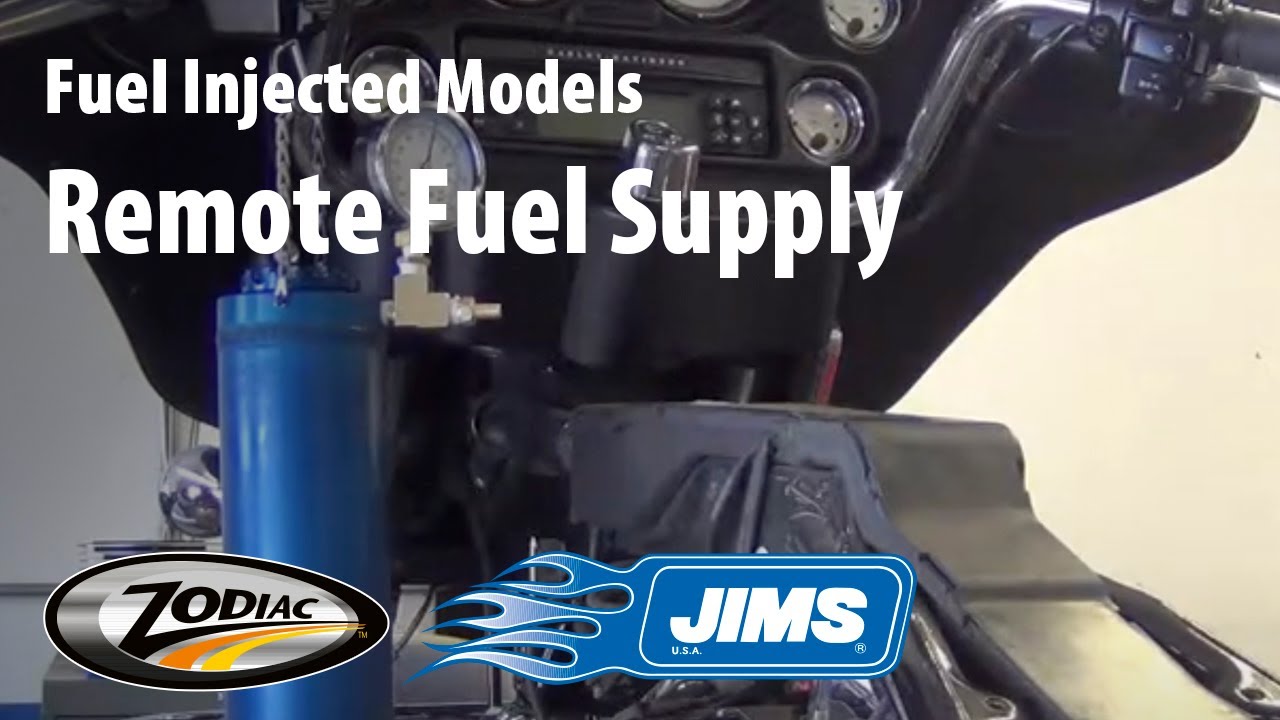 JIMS Remote Fuel Supply for Fuel Injected Models - YouTube