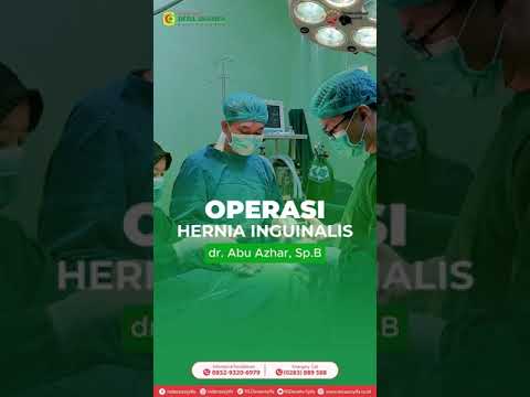 Tindakan Operasi Hernia Inguinalis - RS Dera As-Syifa yang dioperatori oleh dr. Abu Azhar, Sp.B