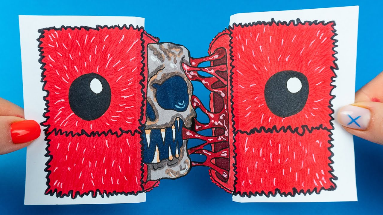 How to draw BOXY BOO character PROJECT POPPY PLAYTIME transformation ...