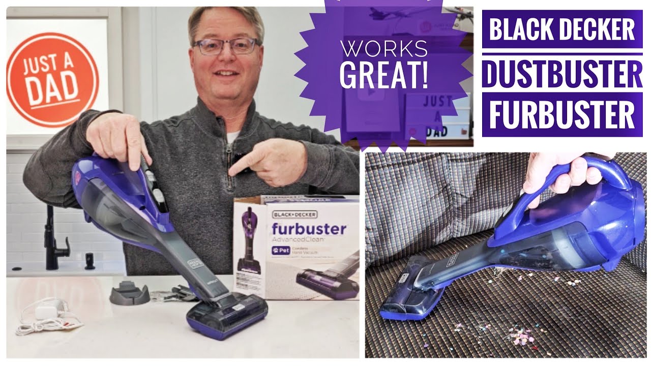 BLACK+DECKER dustbuster AdvancedClean Pet UNBOXING & REVIEW - YouTube