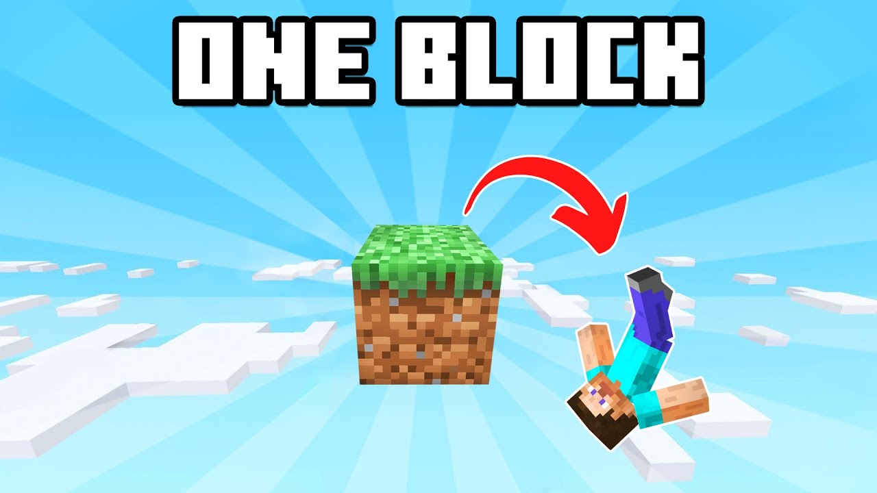 I fall off my one block world and lose everything (One Block #13) - YouTube