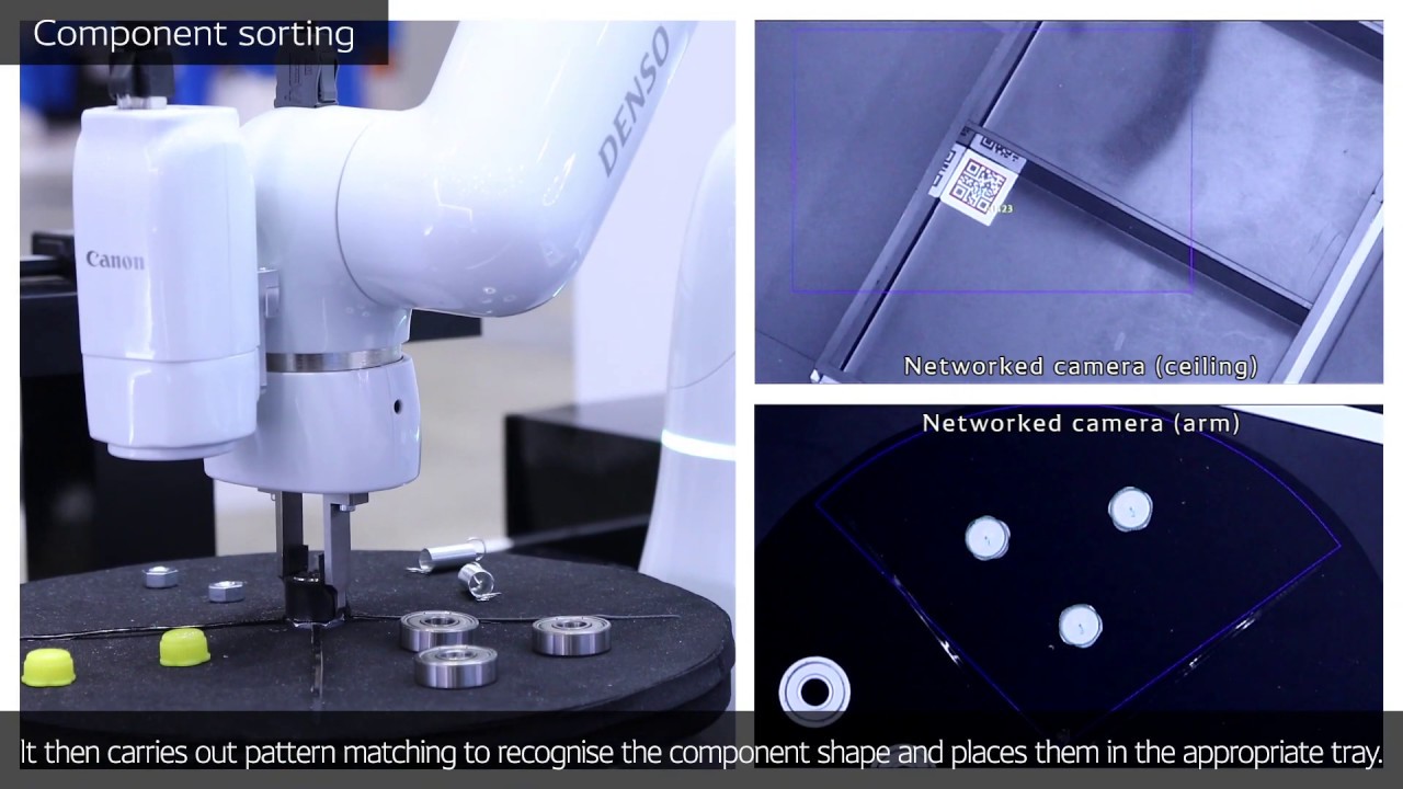 Component sorting, Tablet Operation, Inspection of Circuit Board by ...