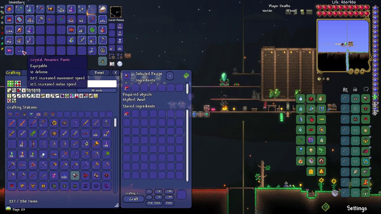 1 Extra Accessory Slot Per Day Terraria (Day 11) - YouTube