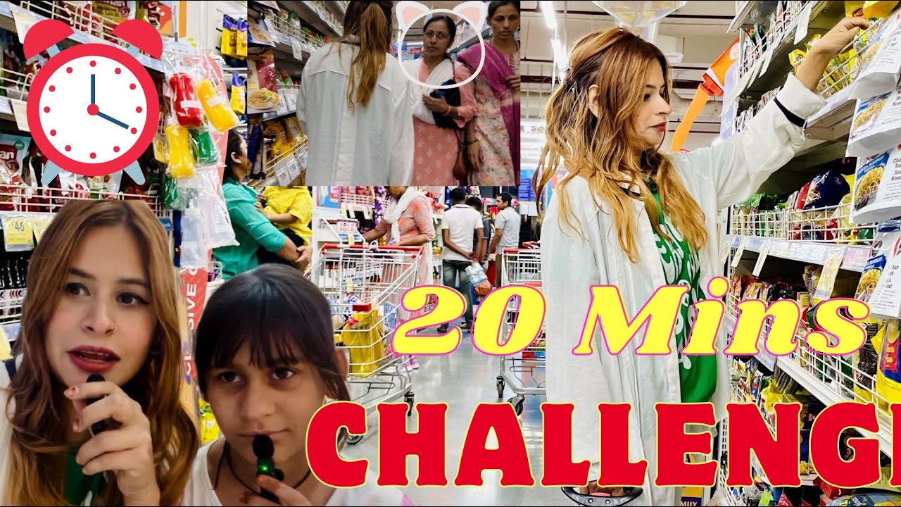 20 Minutes Shopping Challenge | Challenge Video | Challenge At Kota ...