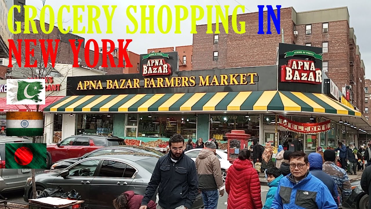Grocery Shopping in New York│Apna Bazar vlog│Jackson Heights - YouTube