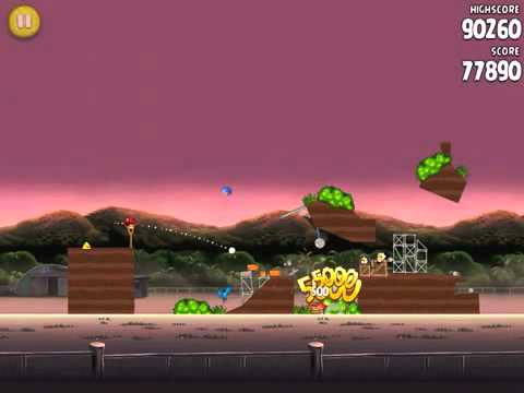 Angry Birds Rio Airfield Chase 10 11 3 Stars Walkthrough video gameplay ...